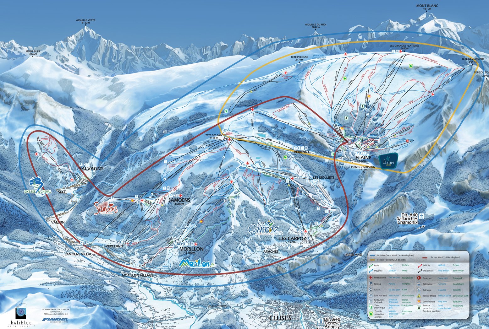 Grand Massif Station De Ski Les Stations De Ski Sur Ski