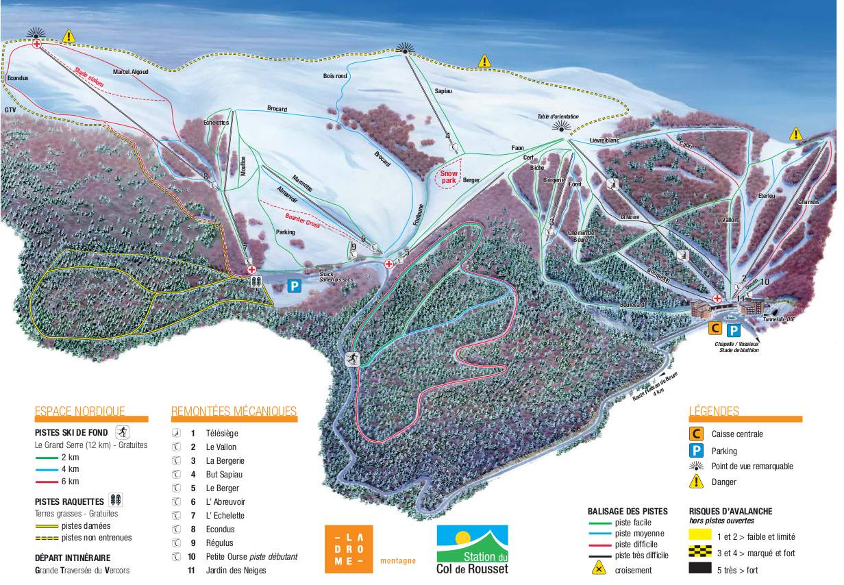 Col de Rousset - station de ski Les stations de ski sur ski-station.net