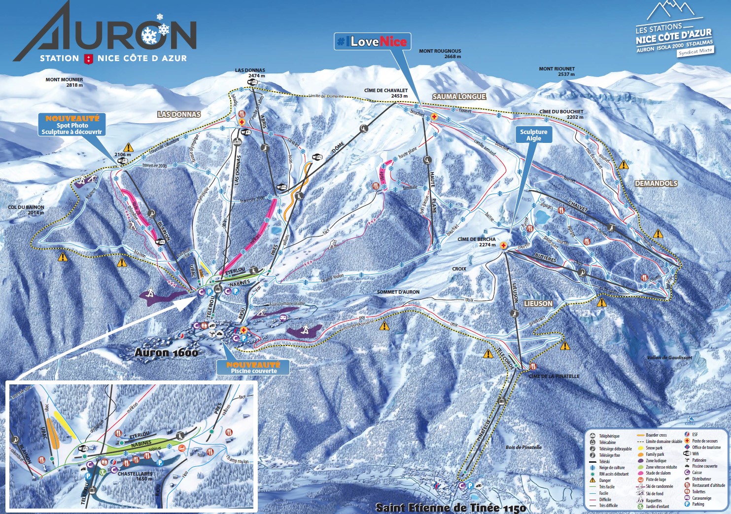 La station de ski d' Auron